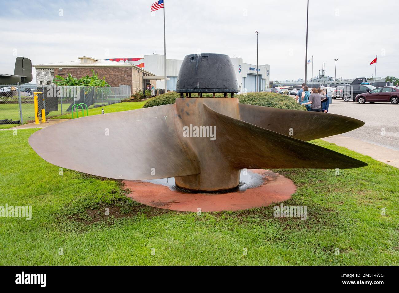 Propeller from the USS Alabama, battleship inBattleship Memorial Park ...