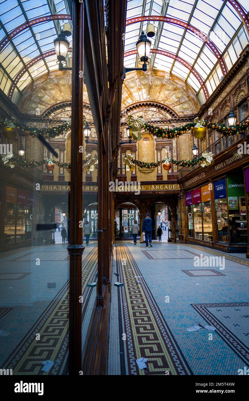 Newcastle Central Arcade Stock Photo - Alamy