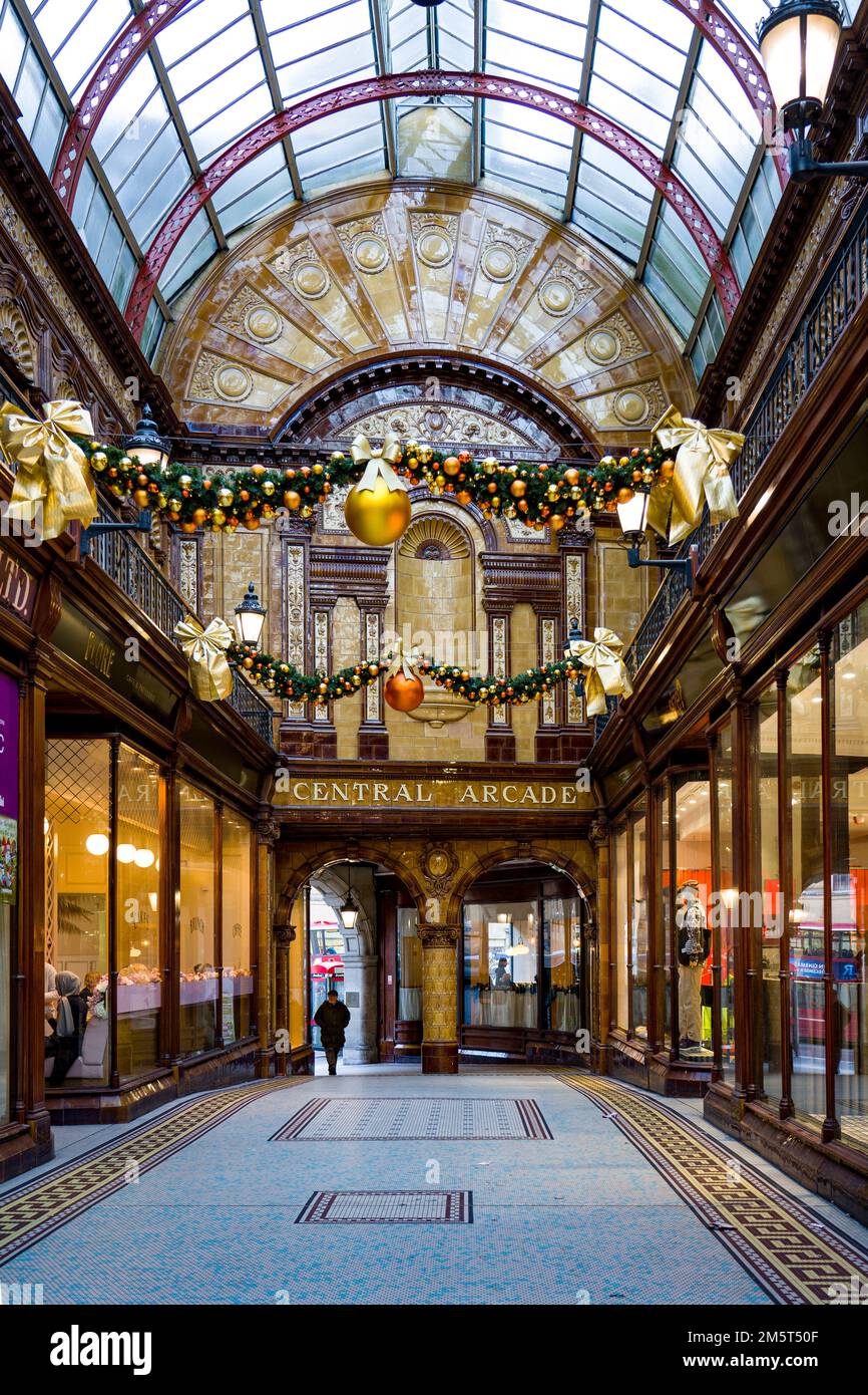 Newcastle Central Arcade Stock Photo - Alamy