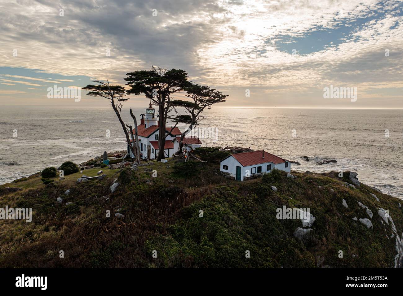 Battery Point Lighthouse in Crescent City Stock Photo - Alamy