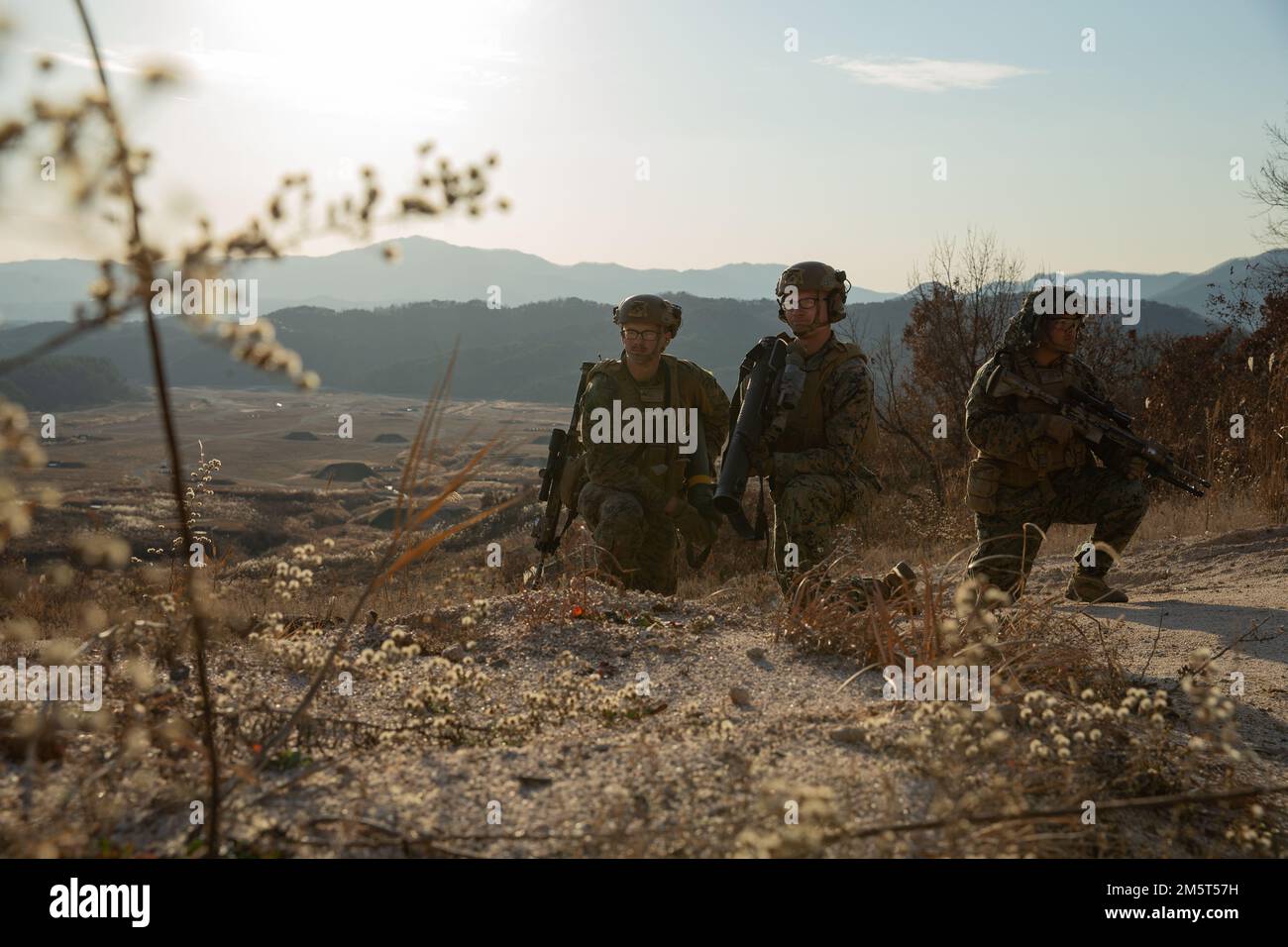 U.S. Marines with 3d Battalion, 4th Marines participate in live-fire ...