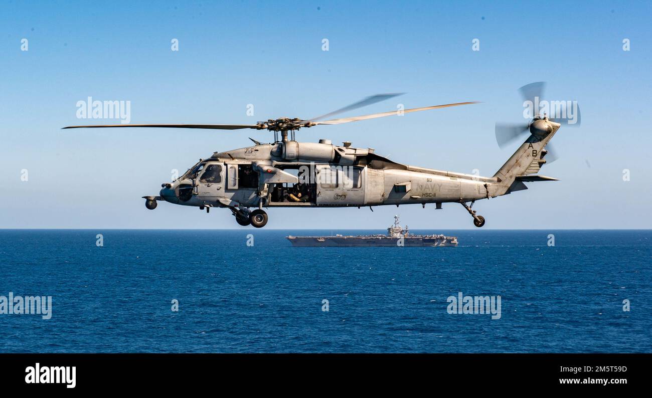 220411-N-NV699-1211 IONIAN SEA (April 11, 2022) An MH-60S Seahawk ...