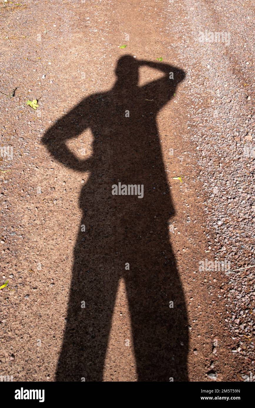 Abstract shadow man hi-res stock photography and images - Alamy