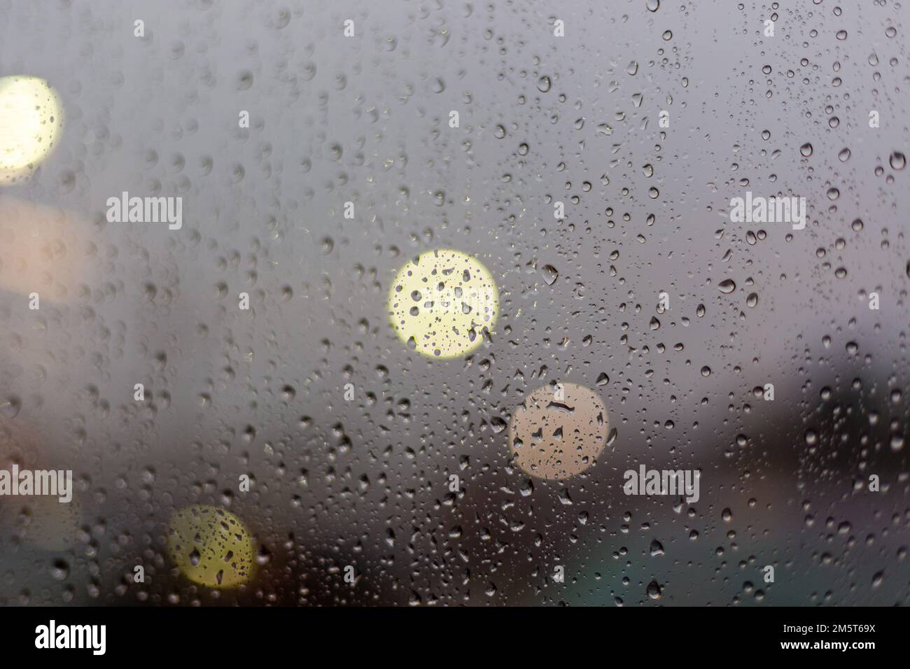 Water Droplets on Window Stock Photo - Alamy