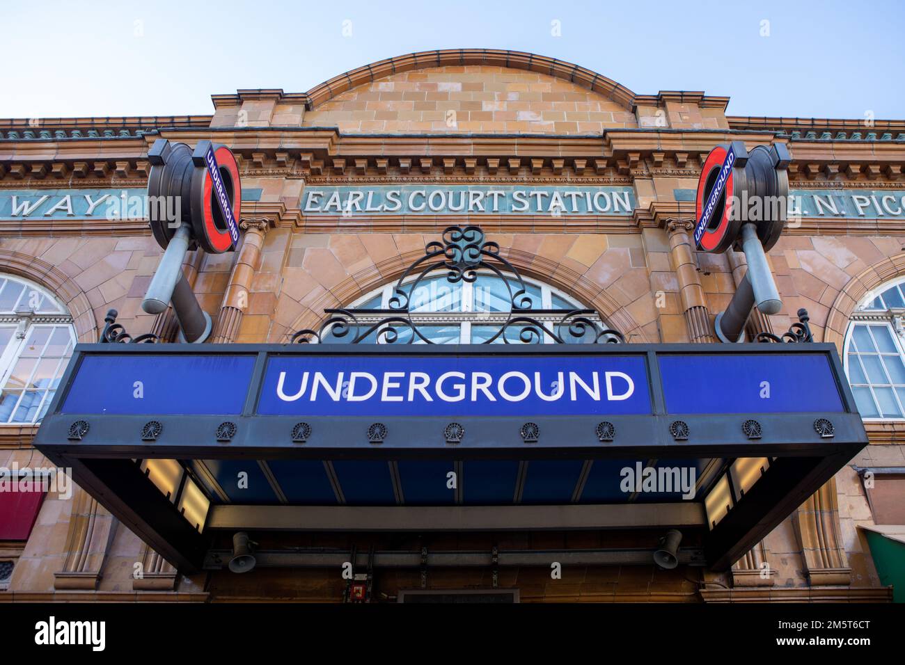 London, England – famous London underground stations as one of the ...