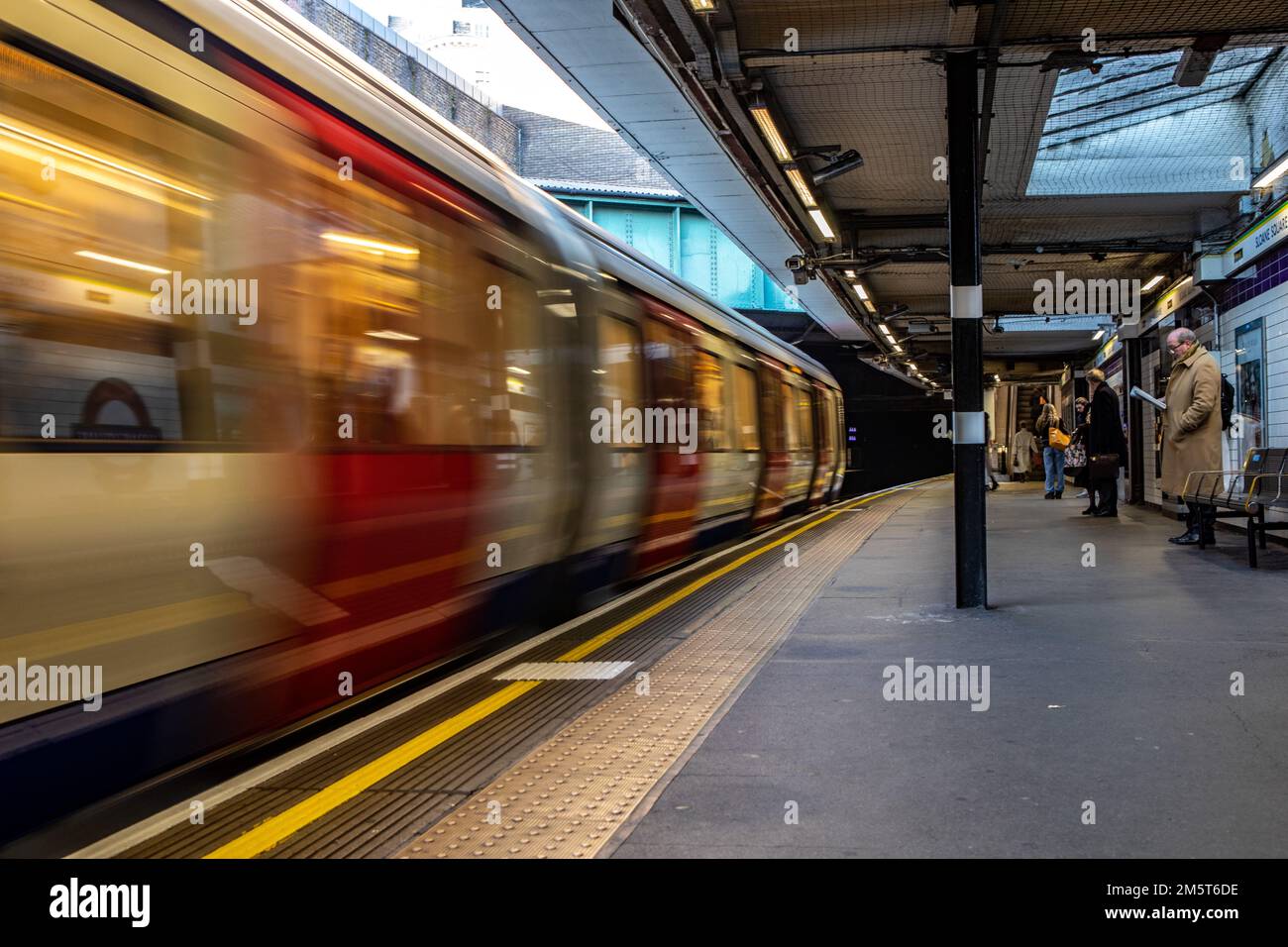 London, England – famous London underground stations as one of the ...