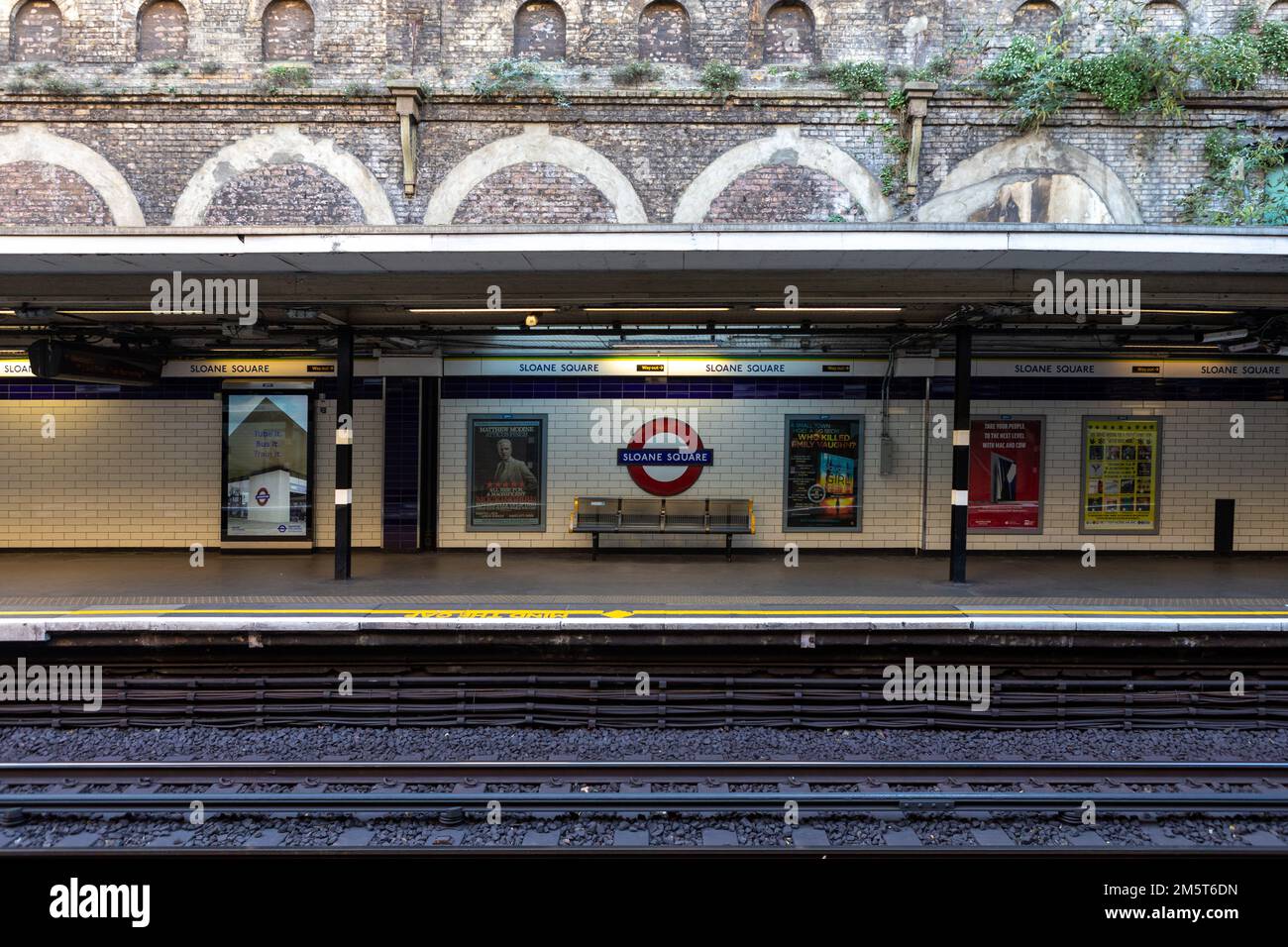 London, England – famous London underground stations as one of the ...