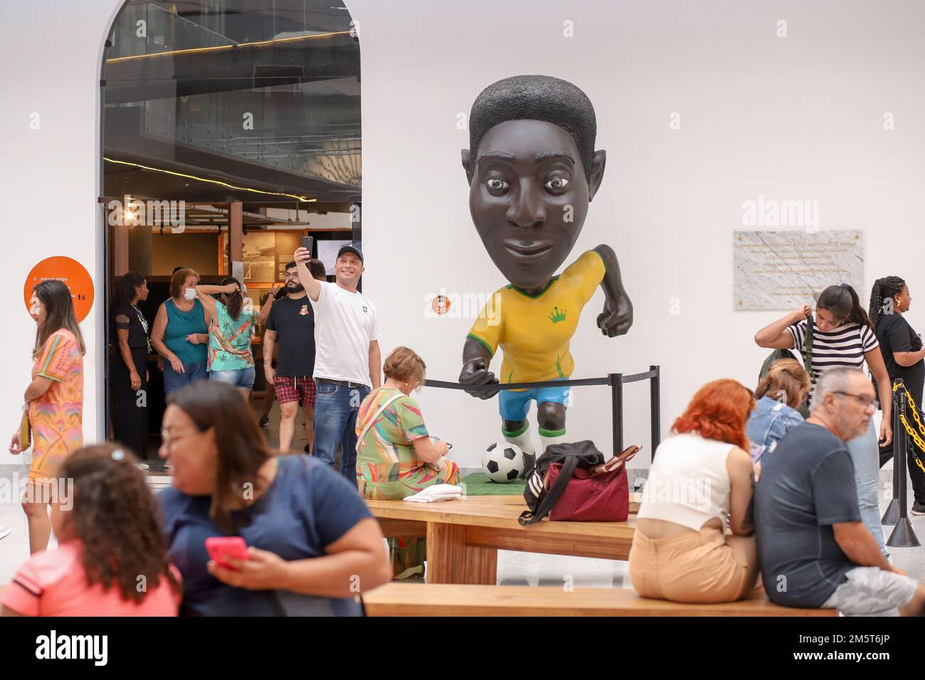 Santos, Brazil. 30th Dec, 2022. SP - Santos - 12/30/2022 - PELE DEATH ...