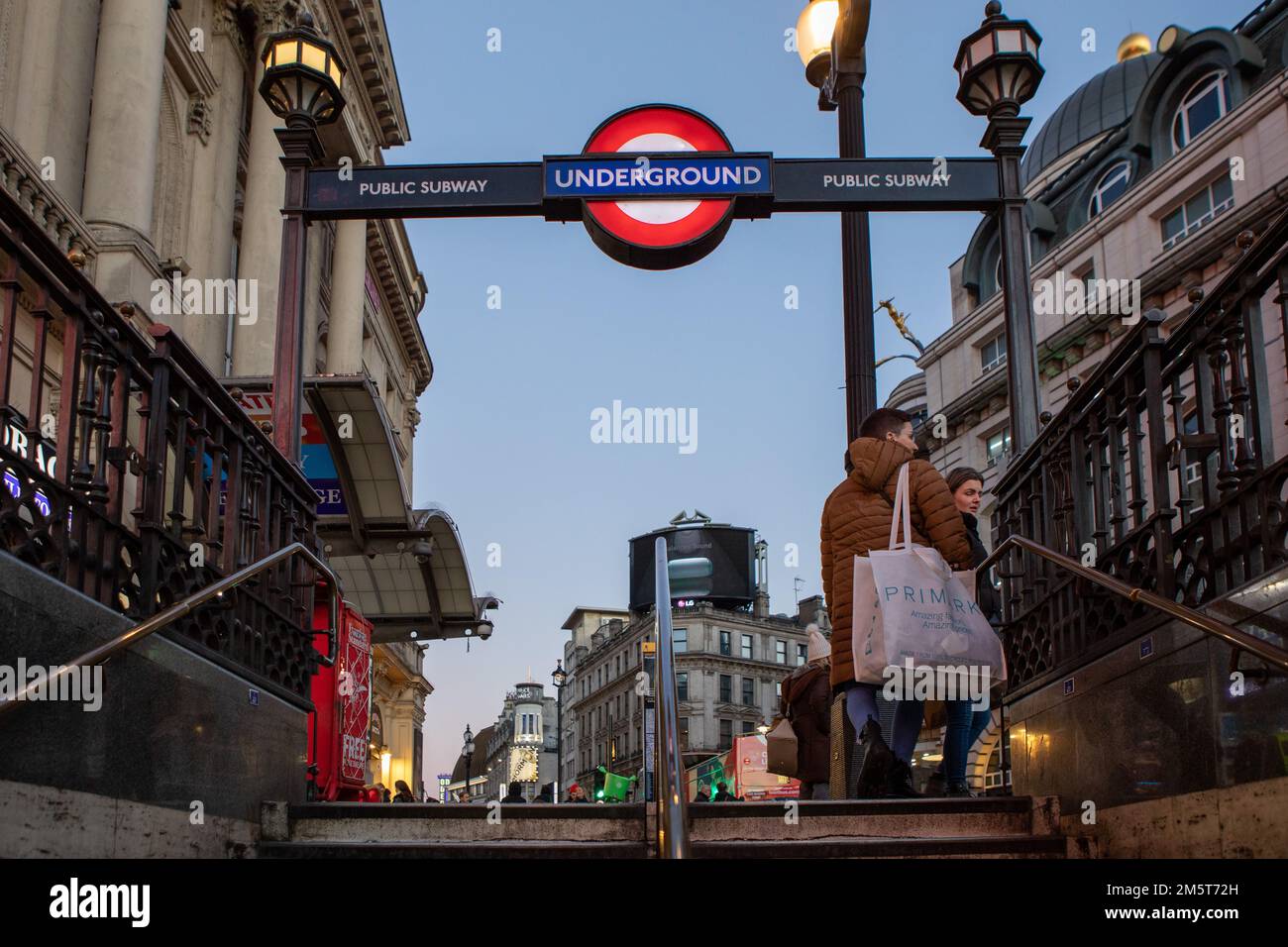 London, England – famous London underground stations as one of the ...