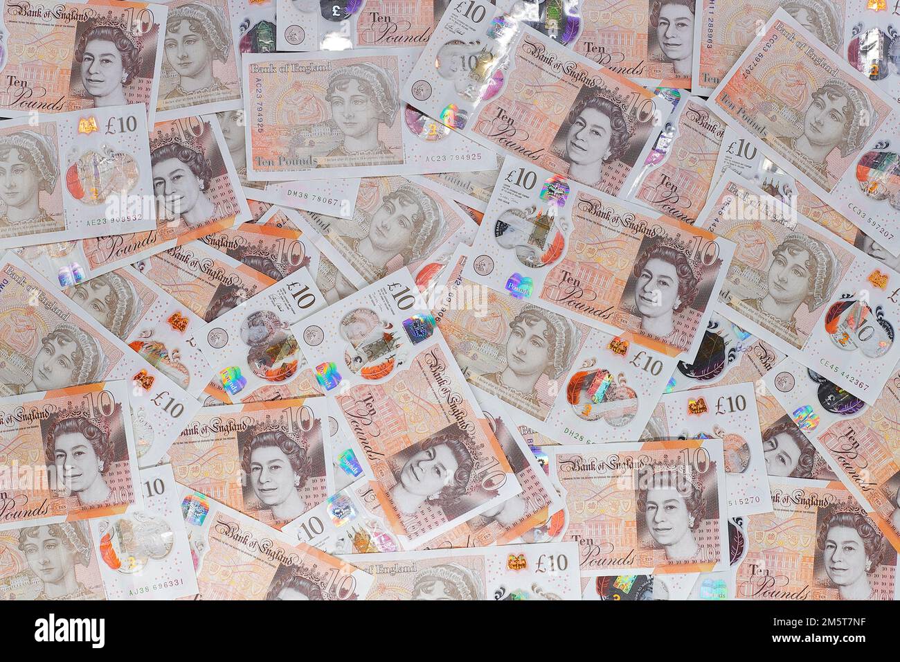 Uk orange banknotes hi-res stock photography and images - Alamy
