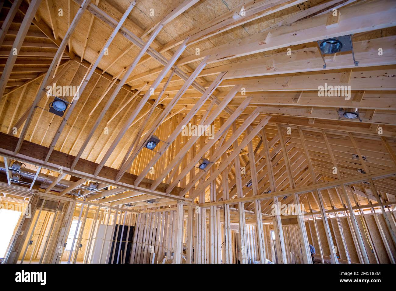 Lighting lamp mounted ceiling Lighting of newly constructed home ...
