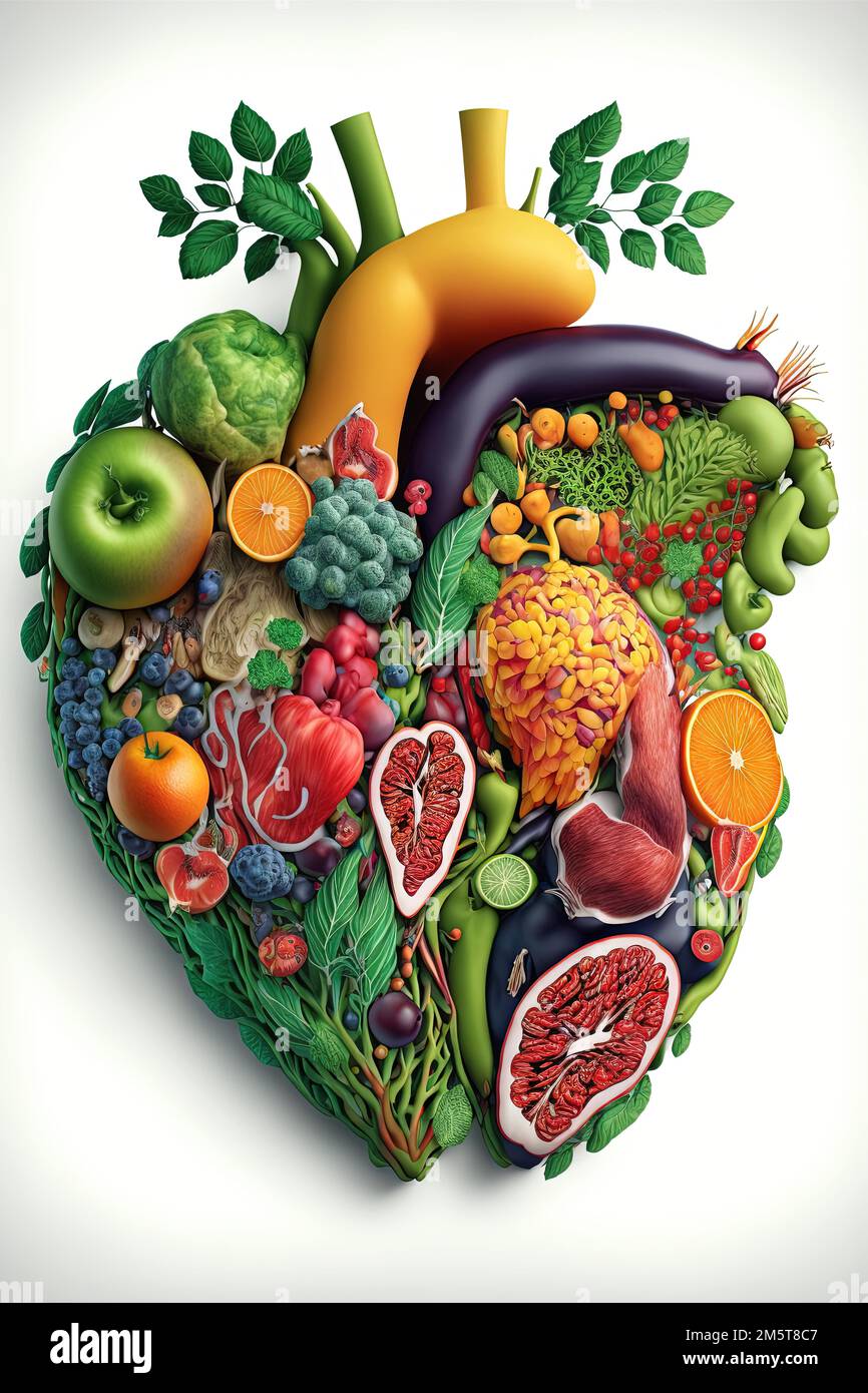 Fruit And Vegetables Heart