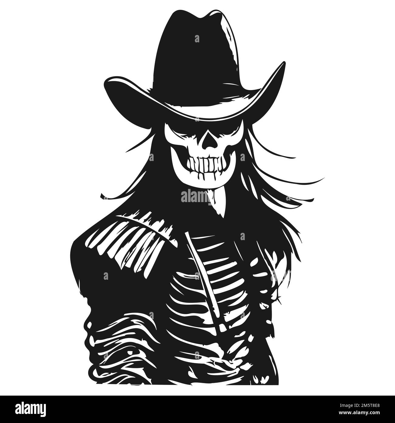 Cowboy Skull Clip Art