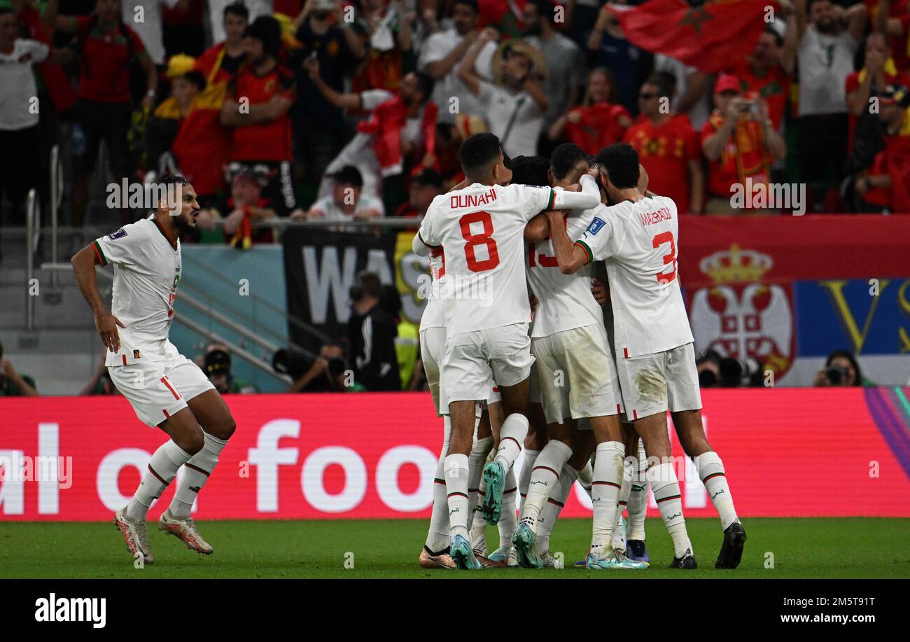 Zakaria ABOUKHLAL, Youssef EN-NESYRI, Selim AMALLAH, Azzedine OUNAHI ...