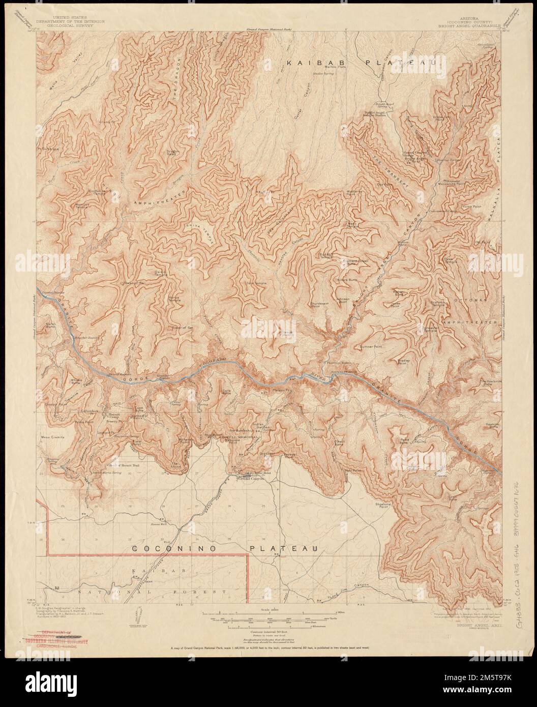 Arizona (Coconino County), Bright Angel quadrangle. Surveyed in 1902 ...