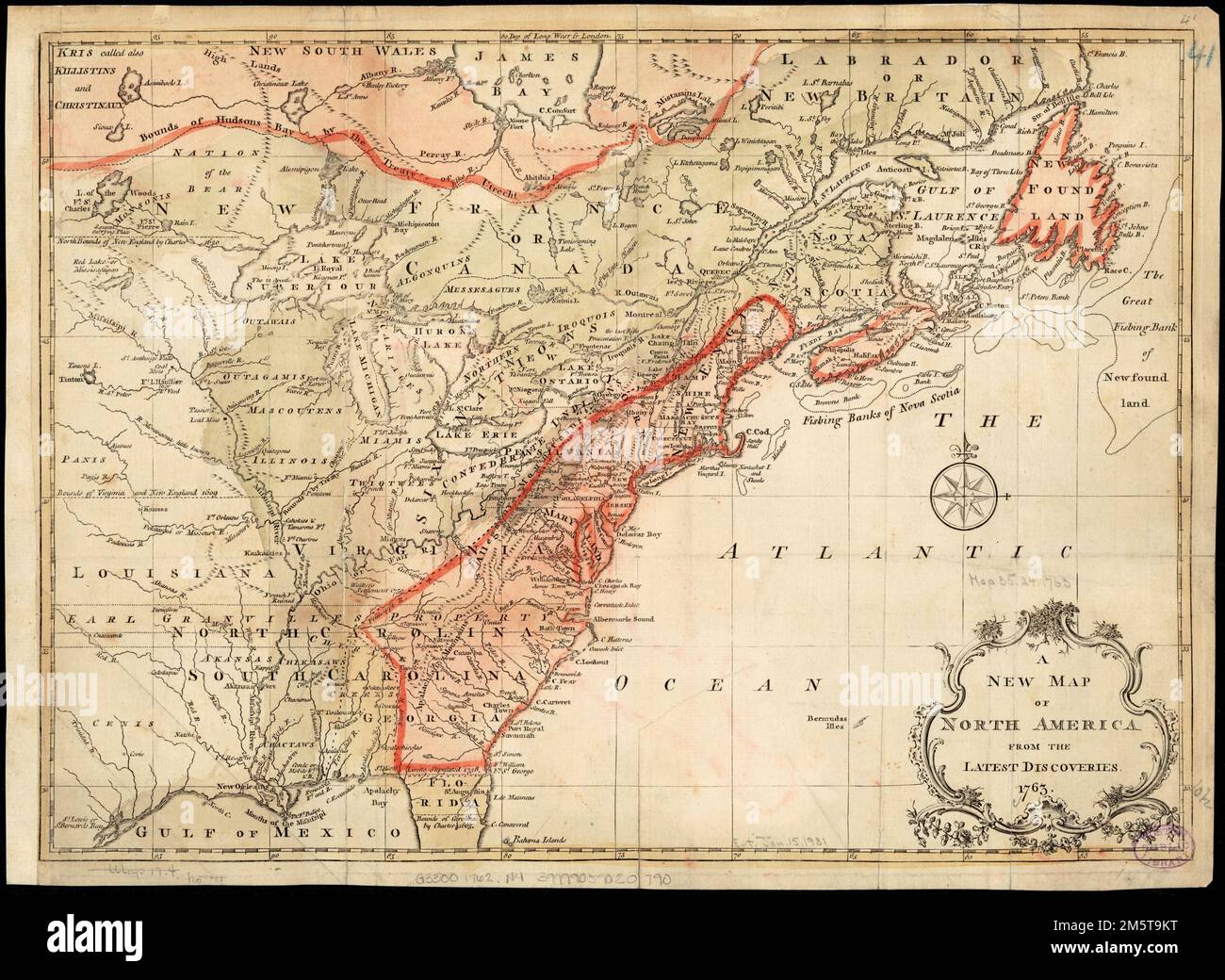 A new map of North America from the latest discoveries. Relief shown ...