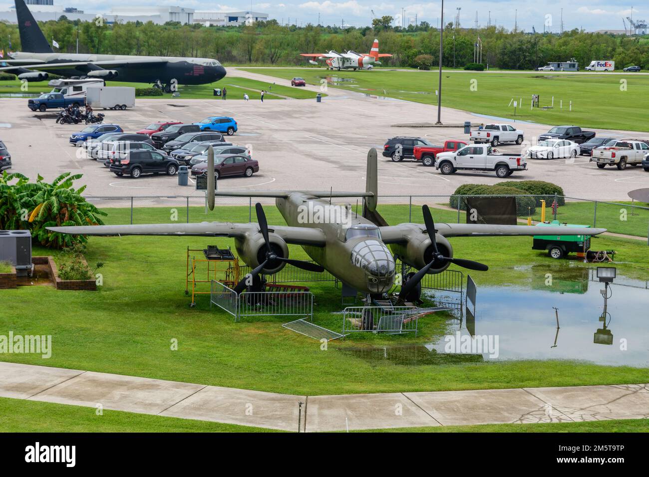 Aircraft Pavilion at USS ALABAMA Battleship Memorial Park in Mobil ...