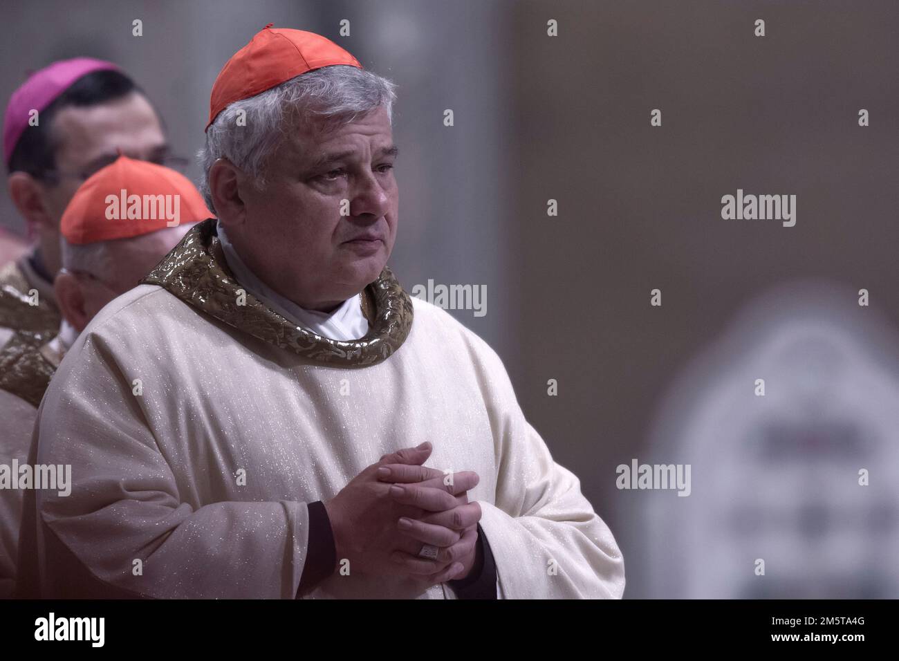 Rome, Italy, 30 december 2022. Cardinal Konrad Krajewski attends a mass ...