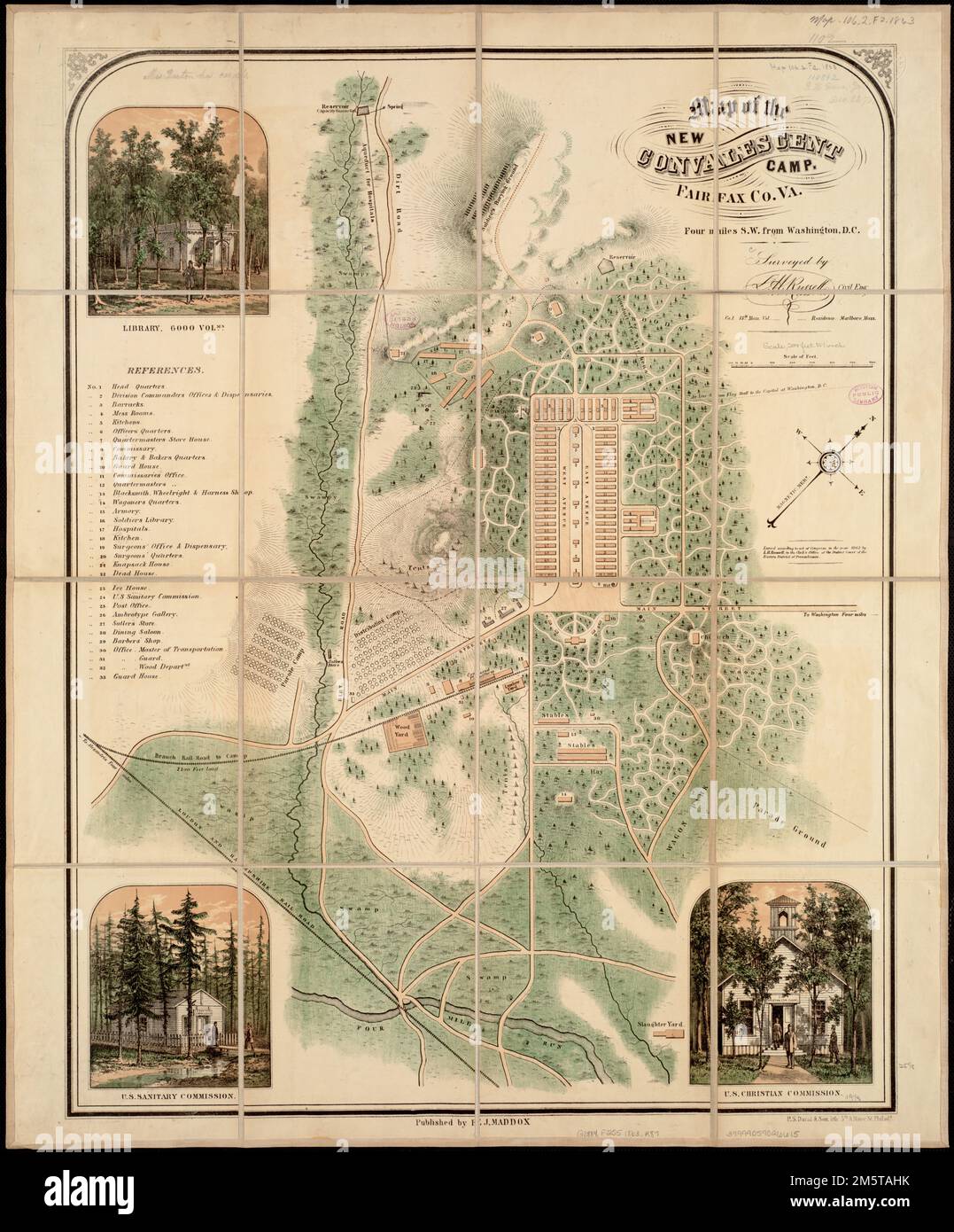 Map of miles washington hi-res stock photography and images - Alamy