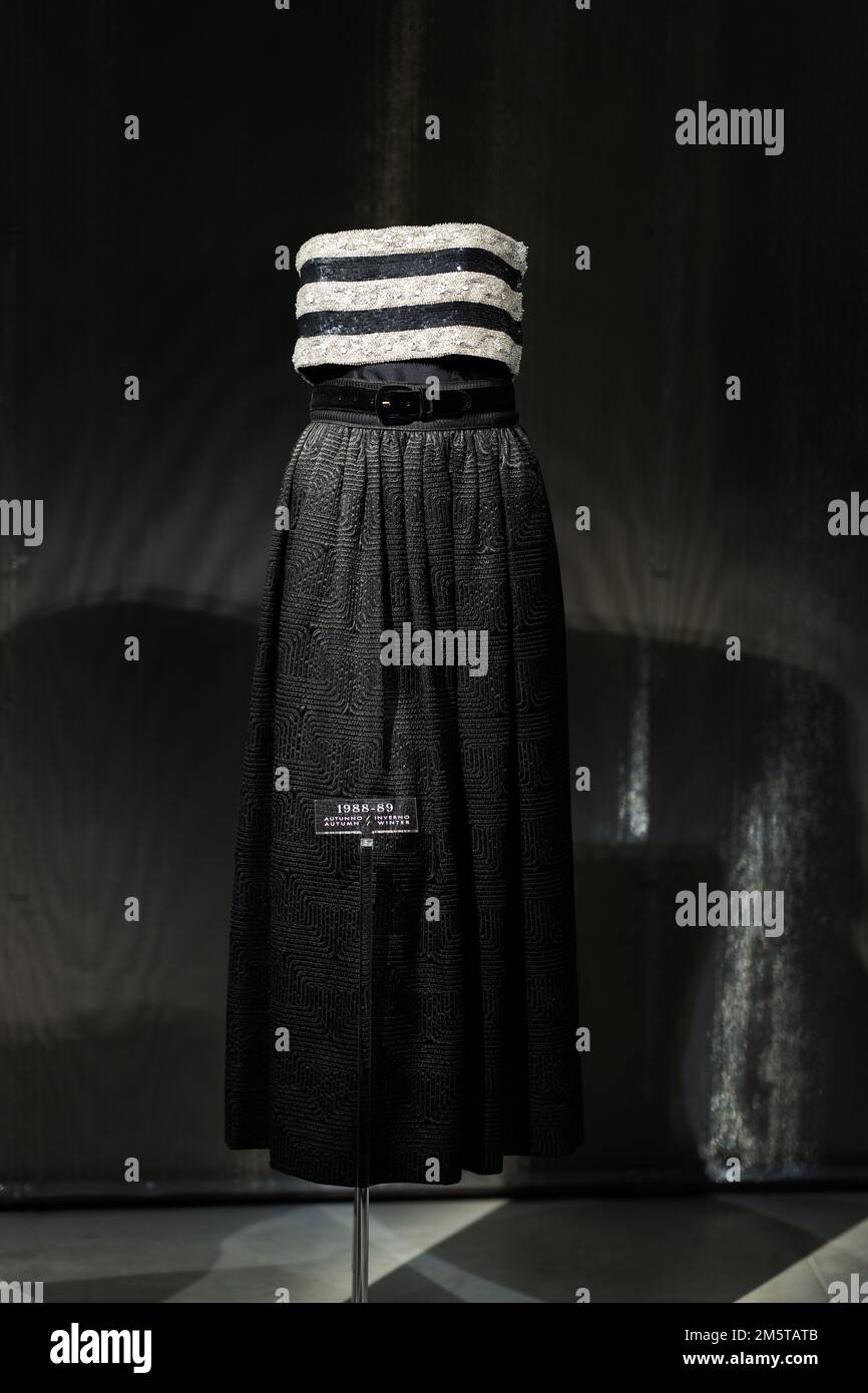 Italy, Milan - 04 December, 2022: Permanent exhibition space with ...