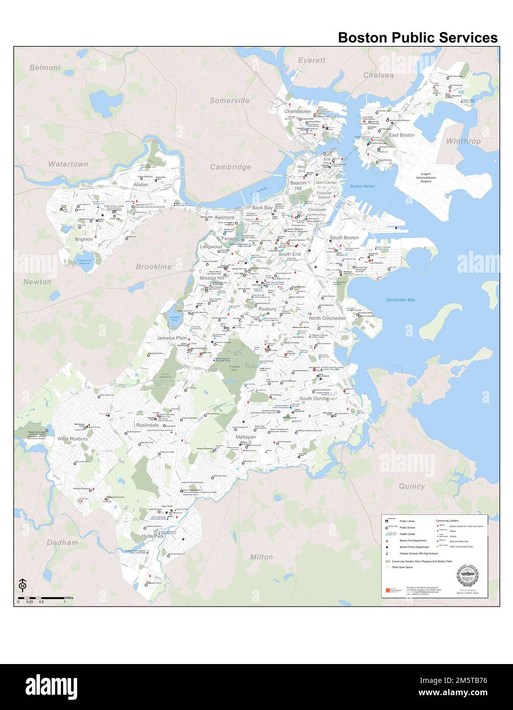 Boston public services. "Last updated on 10/1/2015.". Public services ...