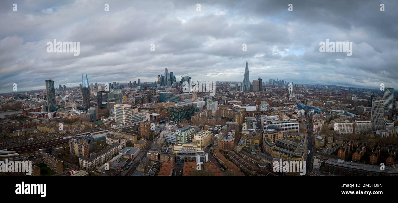 Over the rooftops of London - the famous city from above - LONDON, UK ...