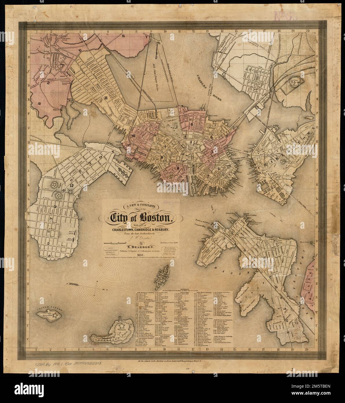 A new & complete map of the city of Boston, with part of Charlestown ...