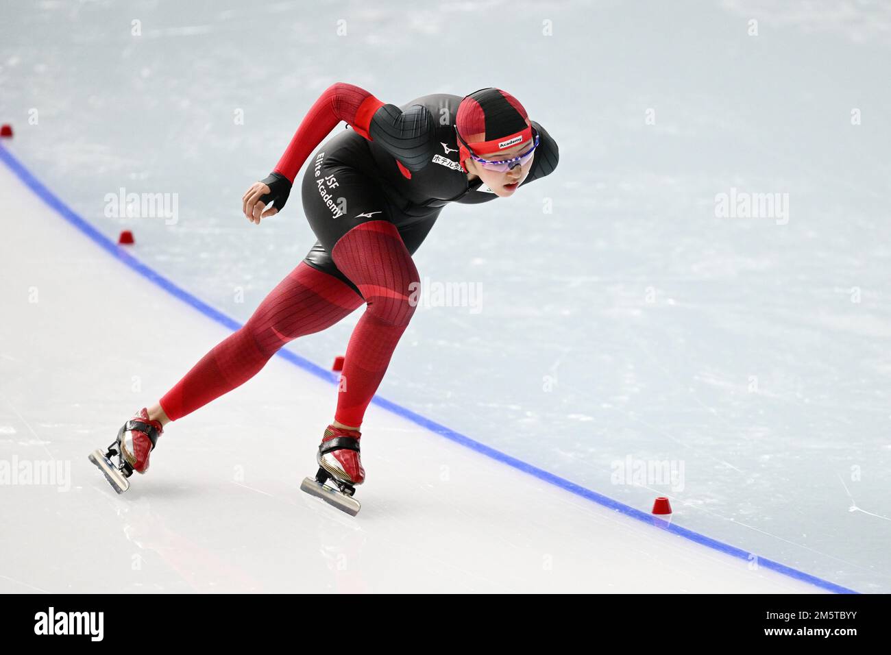 Aomori, Japan. Credit: MATSUO. 30th Dec, 2022. Akane Iida Speed Skating ...
