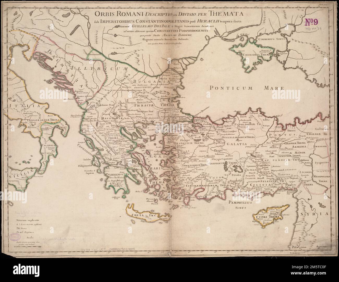 Orbis Romani descriptio : seu divisio per themata sub Imperatoribus ...