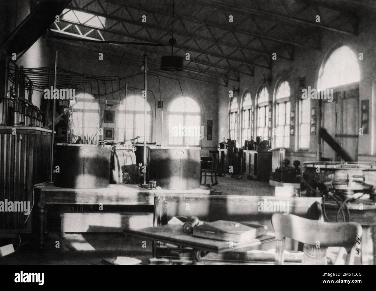 Interior of Nikola Tesla's Wardenclyffe Stock Photo - Alamy