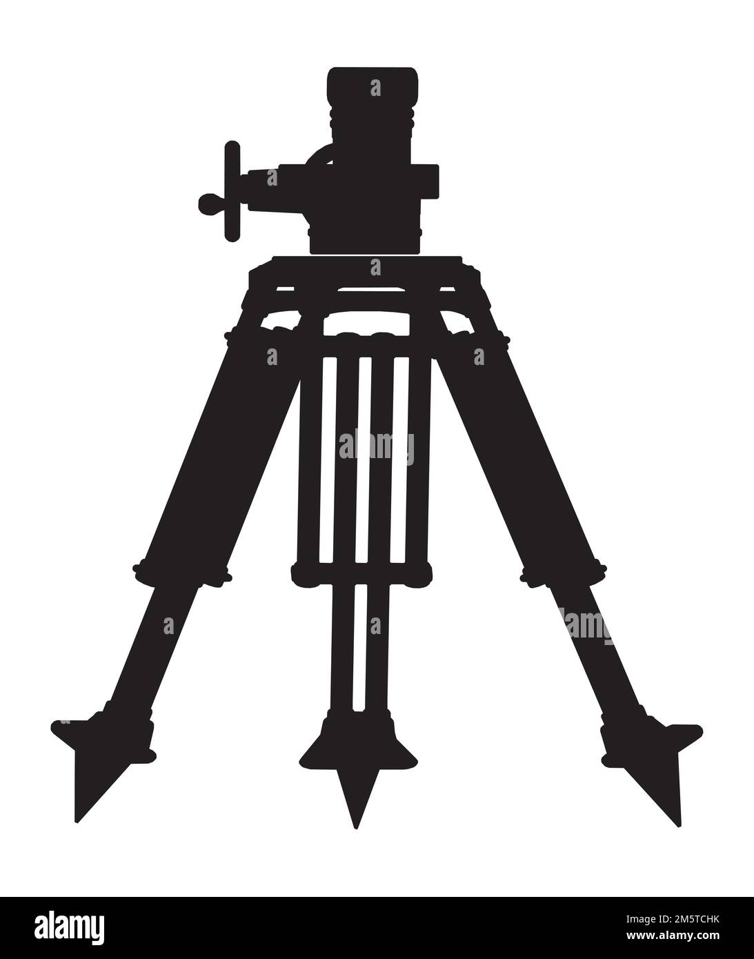 Tripod Camera Stand Vector. Illustration Isolated On White Background ...