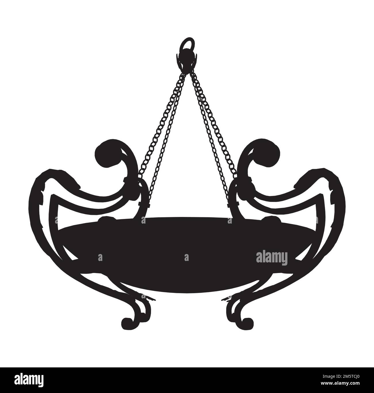 Luster Chandelier Vector. Illustration Isolated On White Background. A ...