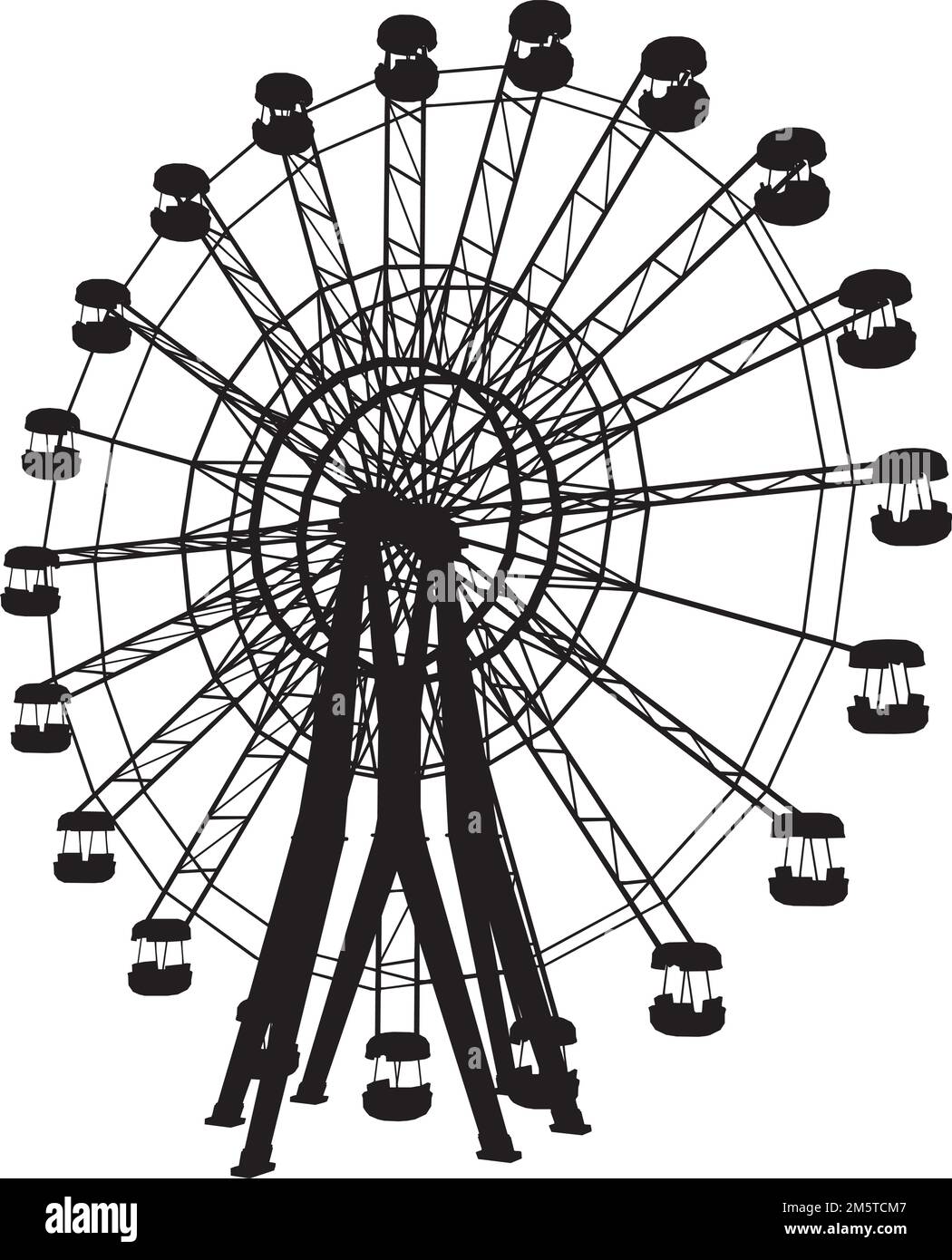 Carousel Vector. Illustration Isolated On White Background. A vector ...