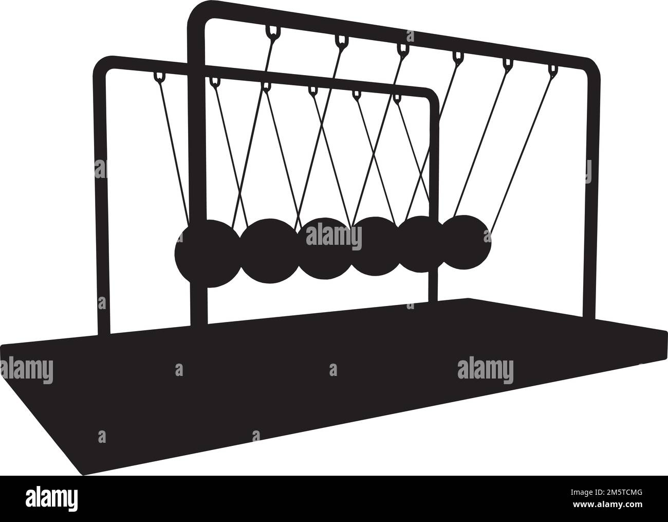 Metal Metronome Balancing Balls Stock Vector Image & Art - Alamy