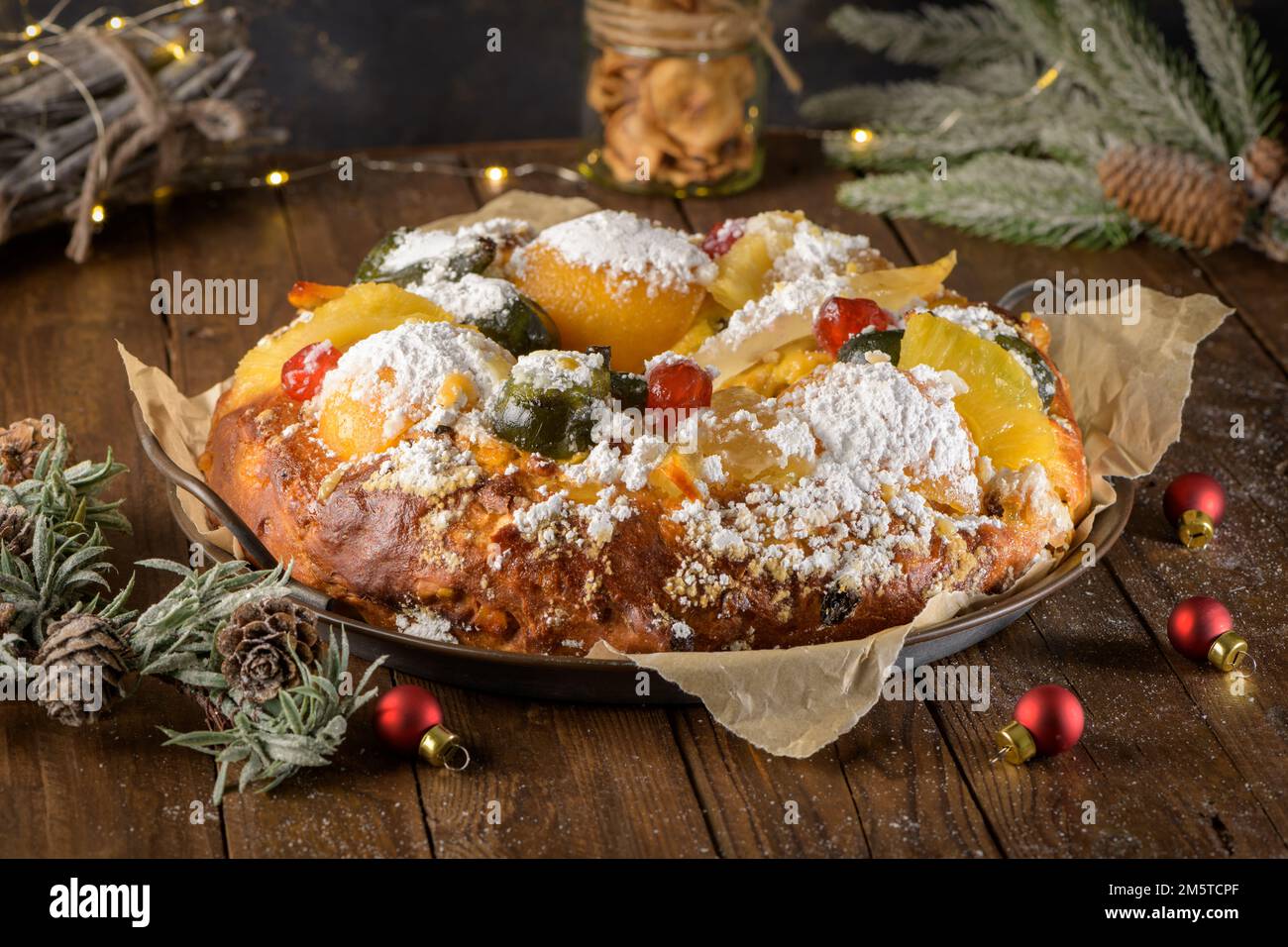 Bolo do Rei or King's Cake, Made for Christmas, Carnavale or Mardi Gras ...