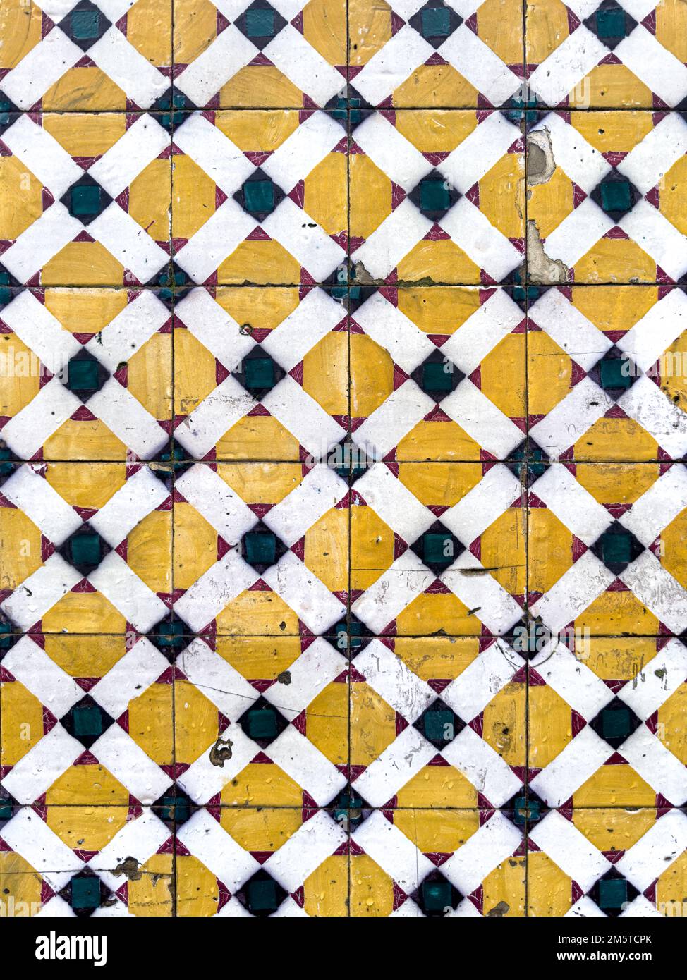 Traditional ornate portuguese decorative tiles azulejos Stock Photo - Alamy