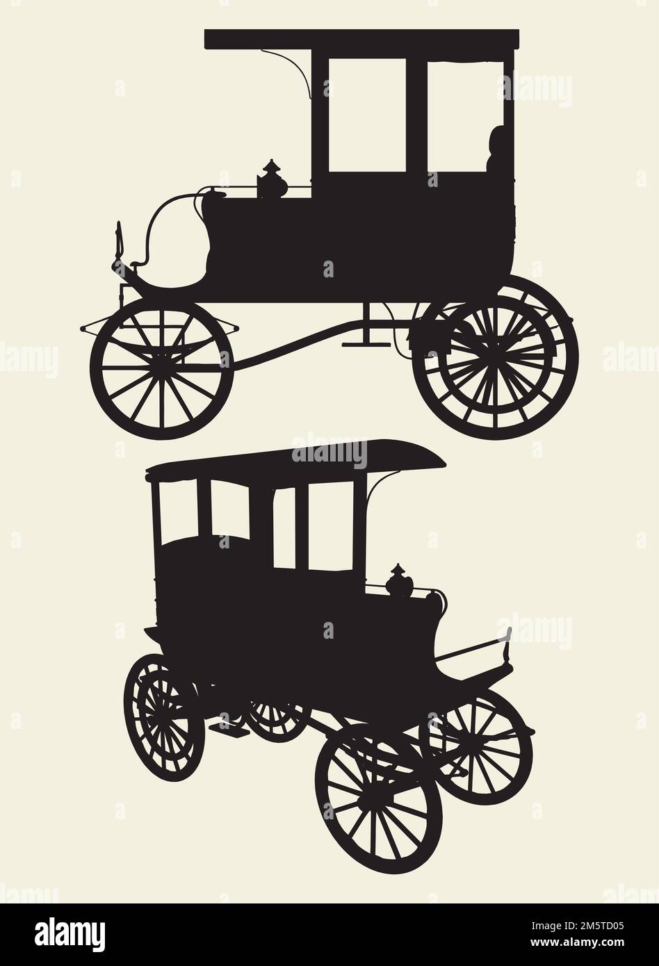 Victoria cart Stock Vector Images - Alamy