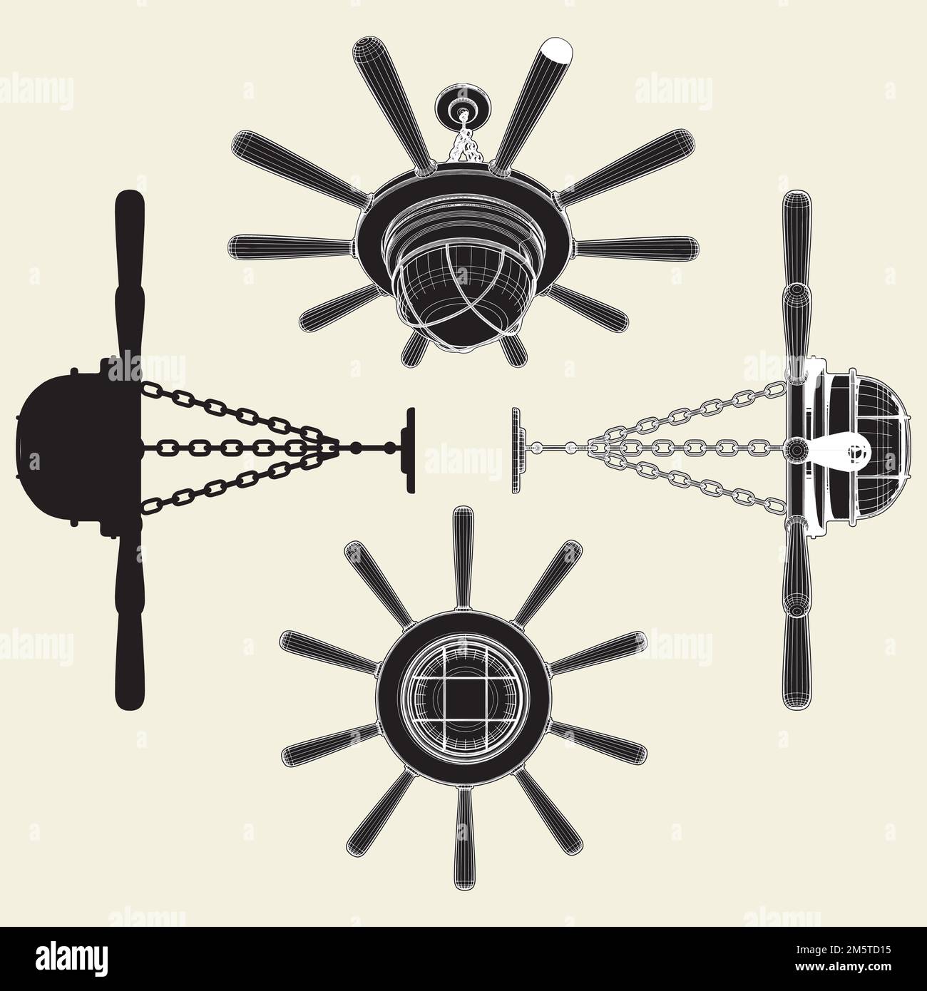 Luster Chandelier Vector. Illustration Isolated On White Background. A ...