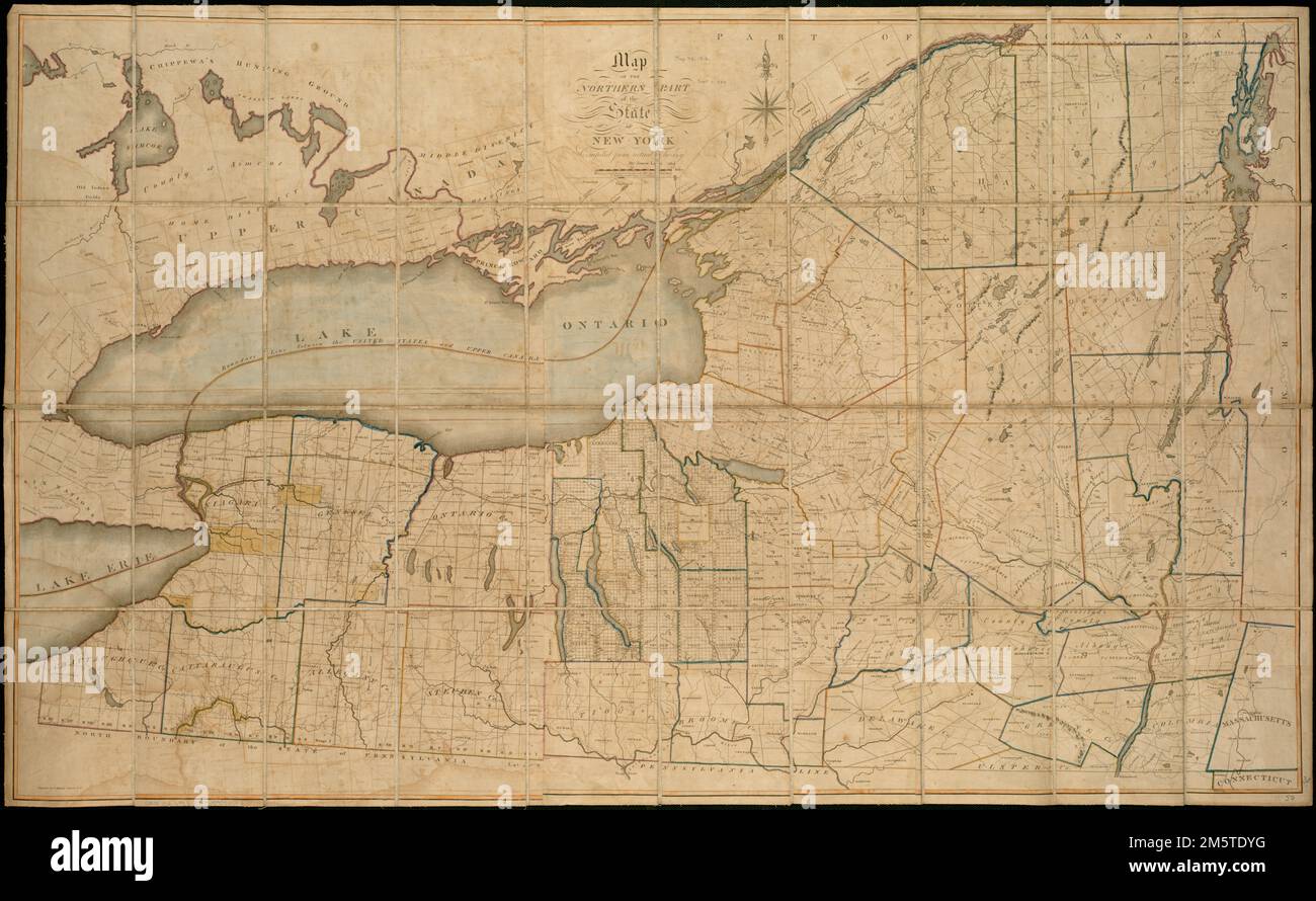 Map of the catskill mountains hi-res stock photography and images - Alamy