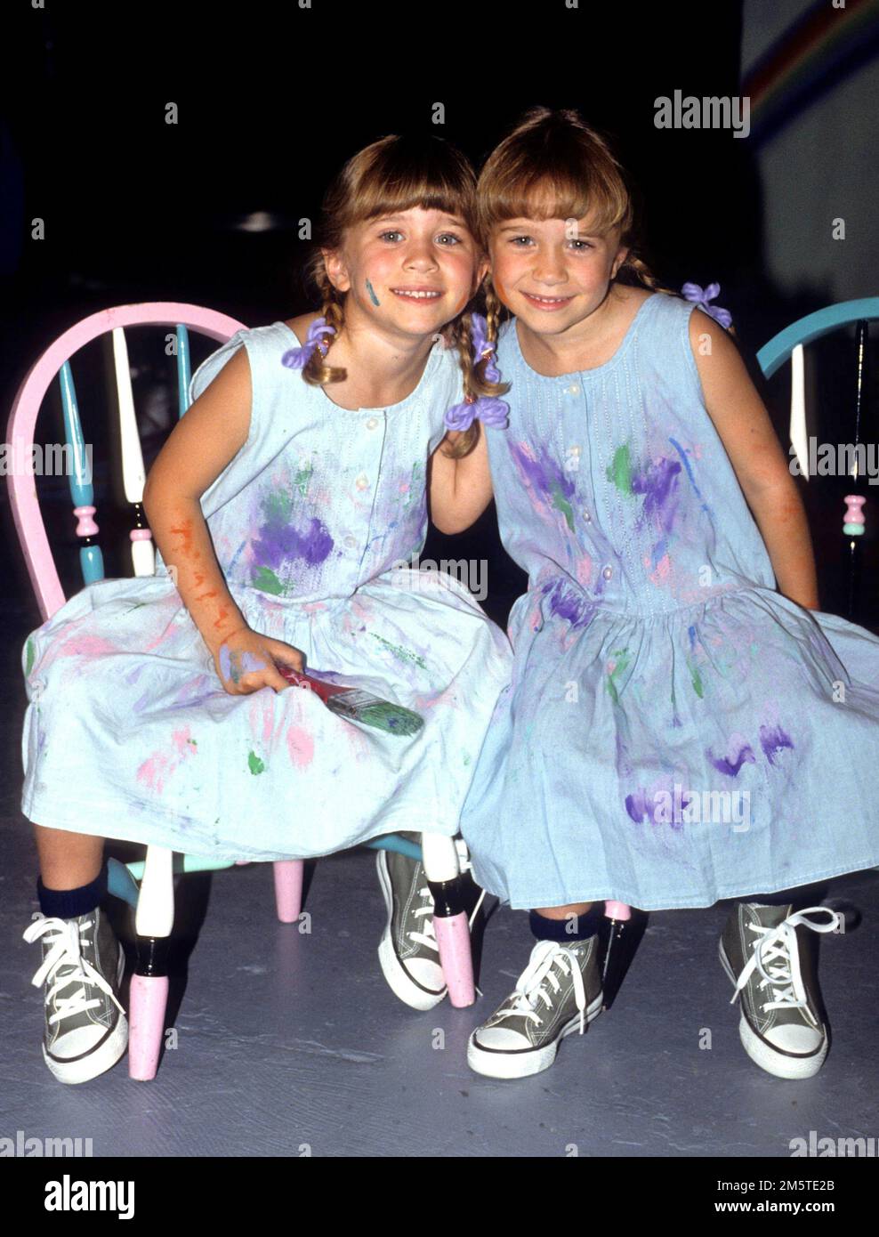 The Olsen Twins on the set of the taping of their Video in 1993 Credit ...