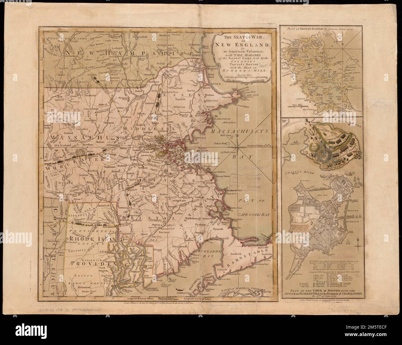 American colonies 1775 map hi-res stock photography and images - Alamy