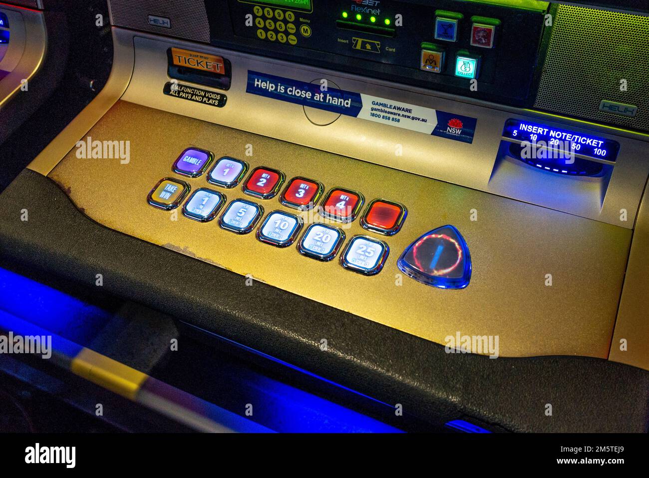 Pokie machines hi-res stock photography and images - Alamy