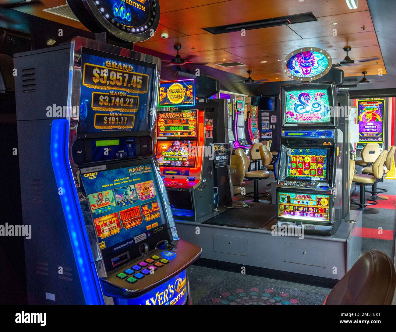 Pokie machines hi-res stock photography and images - Alamy