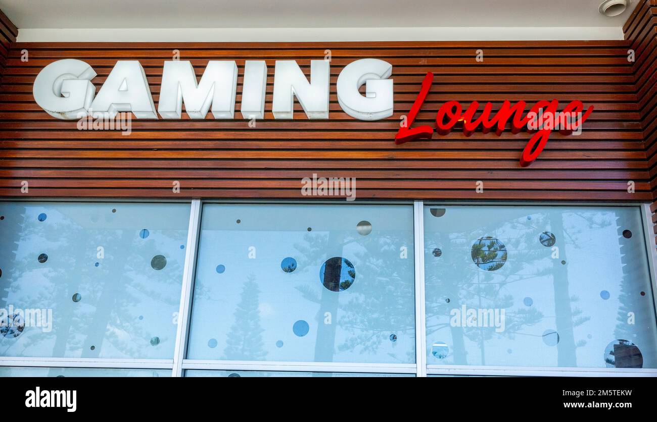 Gaming Lounge at the Coolangatta Hotel on the gold coast, queensland ...
