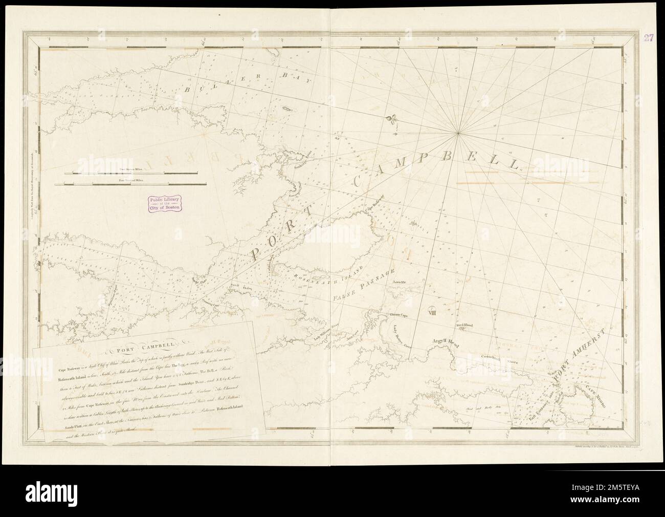 Port Campbell. Chart of the southeast coast of Nova Scotia from "Buller ...