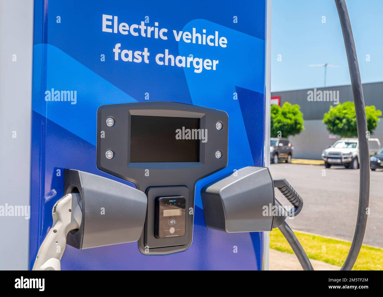 NRMA electric vehicle fast chargers at Inverell, northern new south ...
