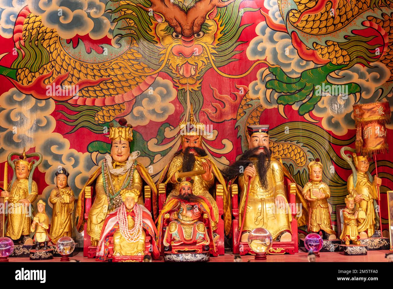 Mazu (Chinese sea goddess) statue at Leng Buai Ia Shrine, the oldest ...