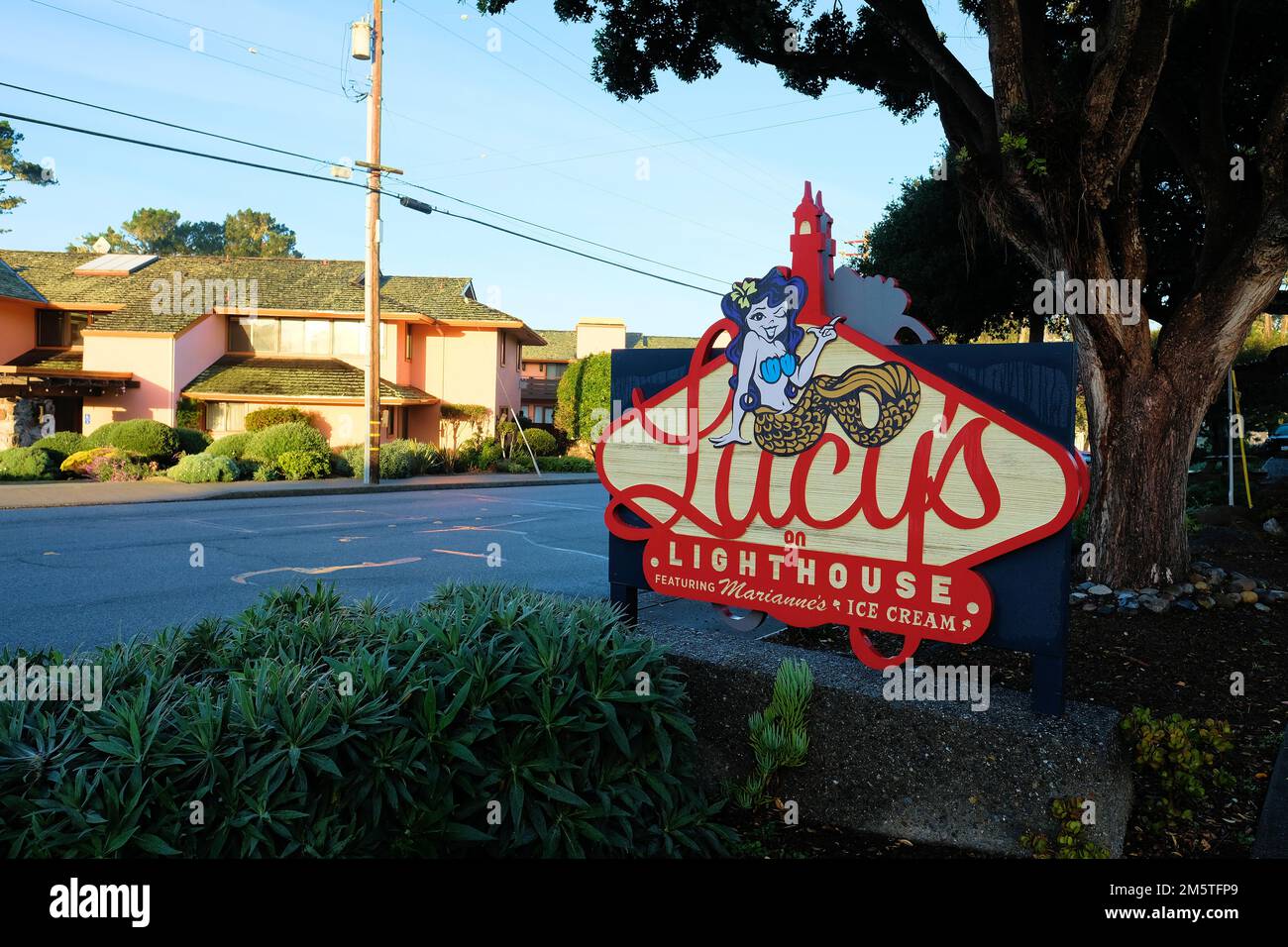 Lucy's on Lighthouse in Pacific Grove, California, USA; casual ...