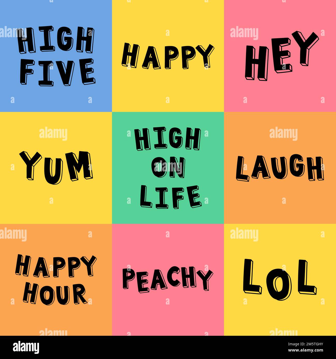 Hello comic words in Stock Vector Images - Alamy