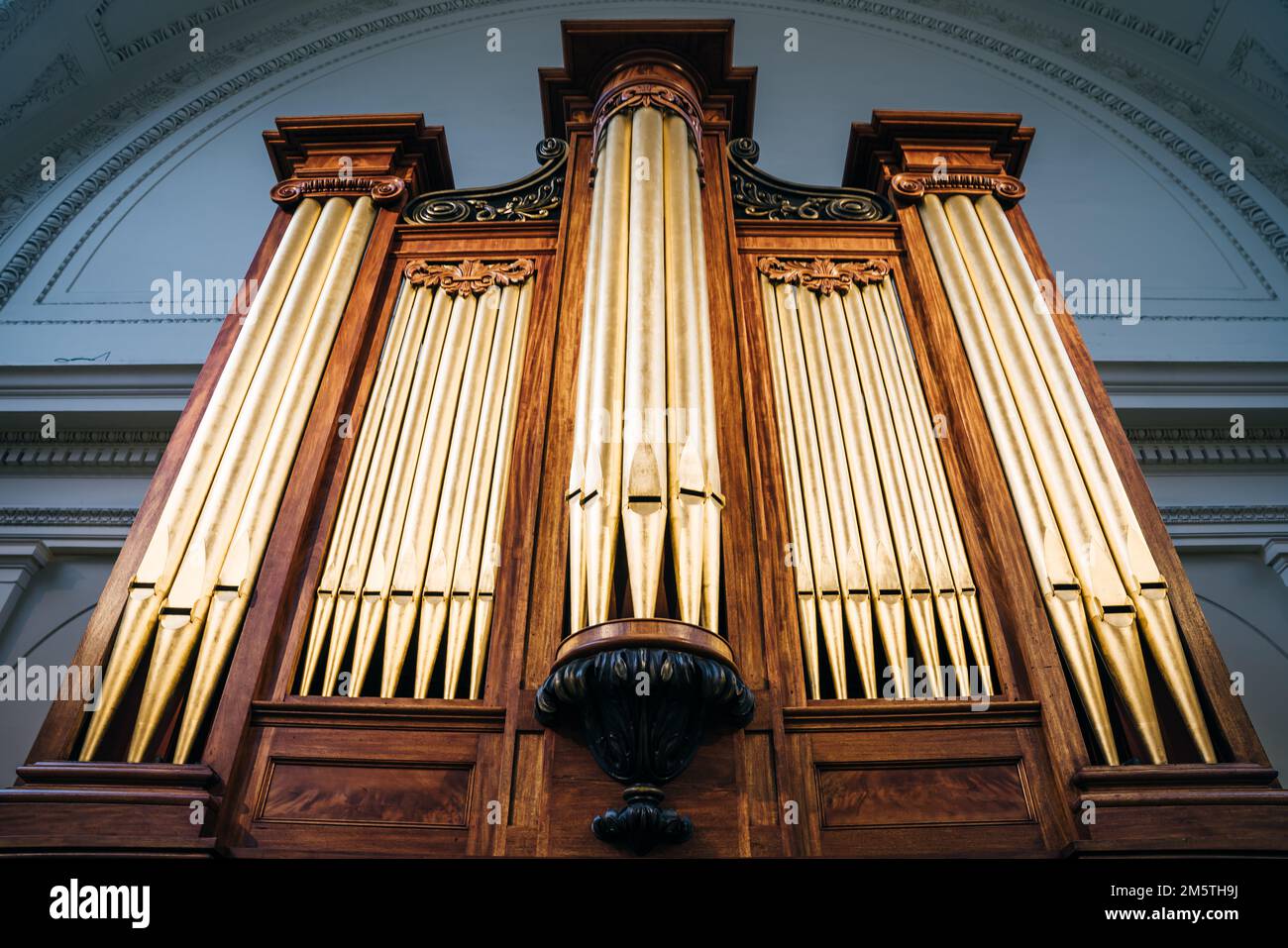 organ musical instrument closeup details pipe. High quality photo Stock ...